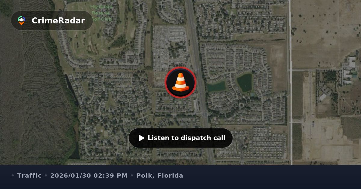Traffic collision near Highway 27 and California Boulevard, Polk County ...