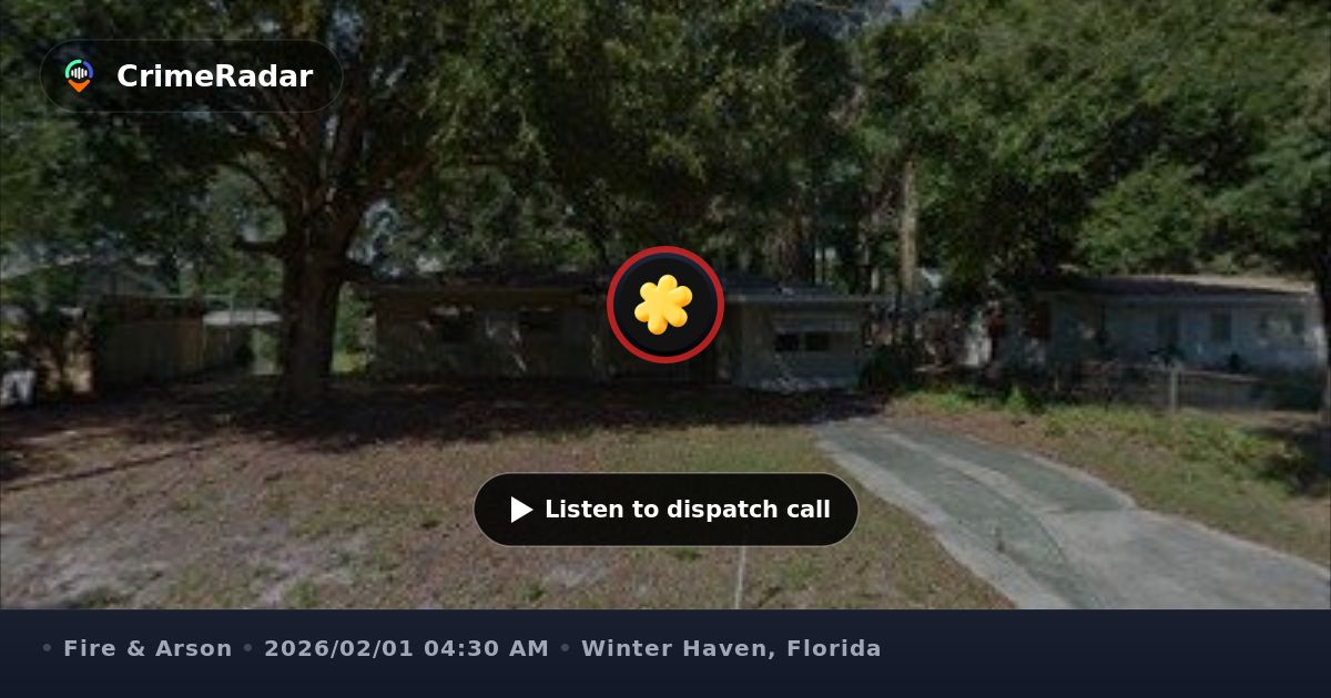 Fire crews respond to structure fire near Walnut St, Winter Haven FL ...