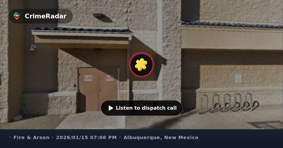 Possible fire alarm at commercial building on Eubank Blvd, Albuquerque ...