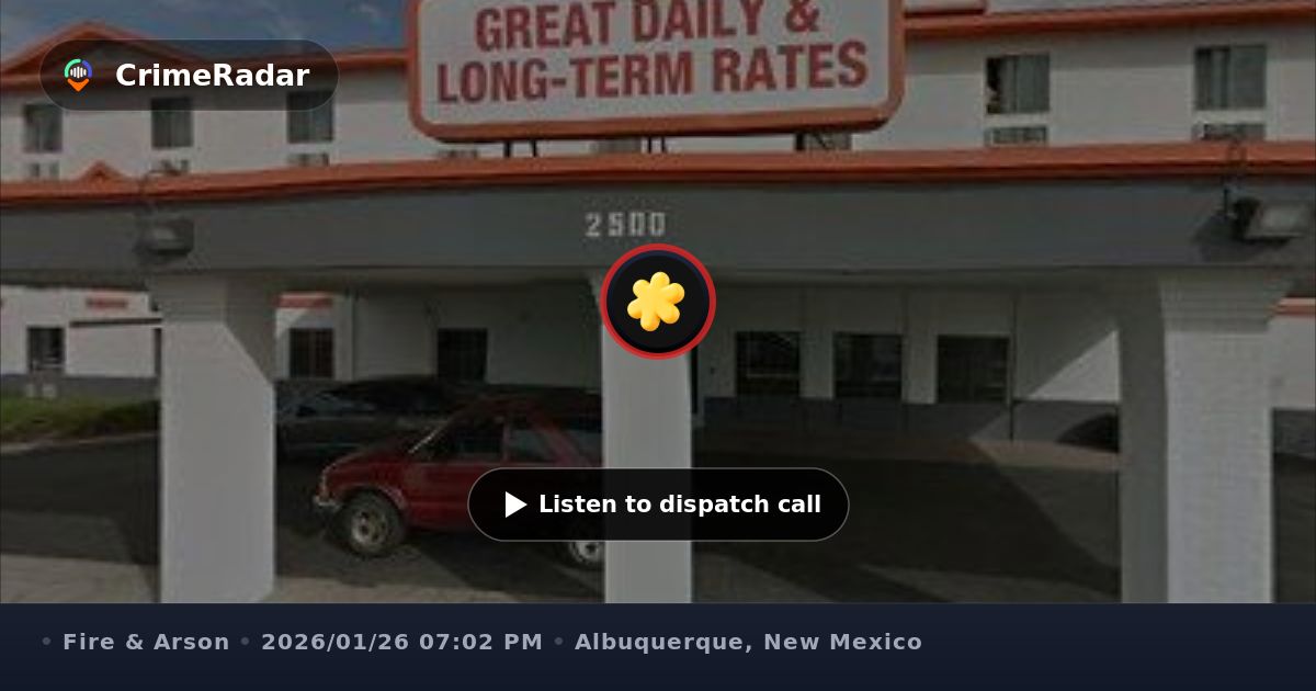Commercial building fire alarm near University Blvd, Albuquerque NM ...
