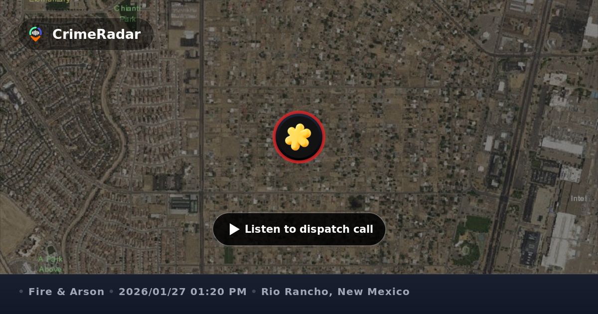 Firefighters respond to alarm near 20th Avenue SE, Rio Rancho NM ...