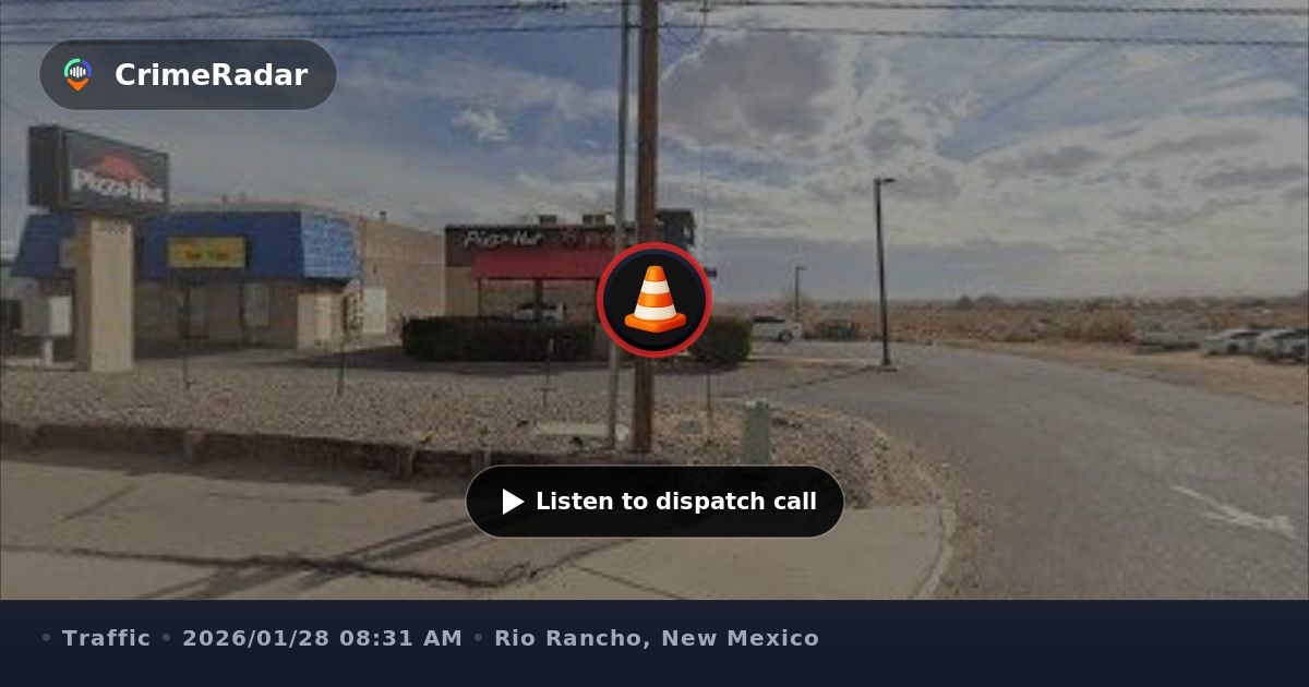 Vehicle hits building near Southern Blvd SE, Rio Rancho NM | CrimeRadar