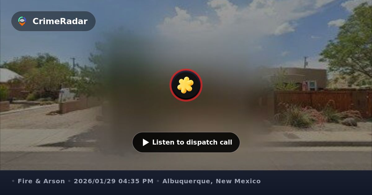 Fire crews contain non‑dwelling blaze near 5th St NW, Albuquerque NM ...