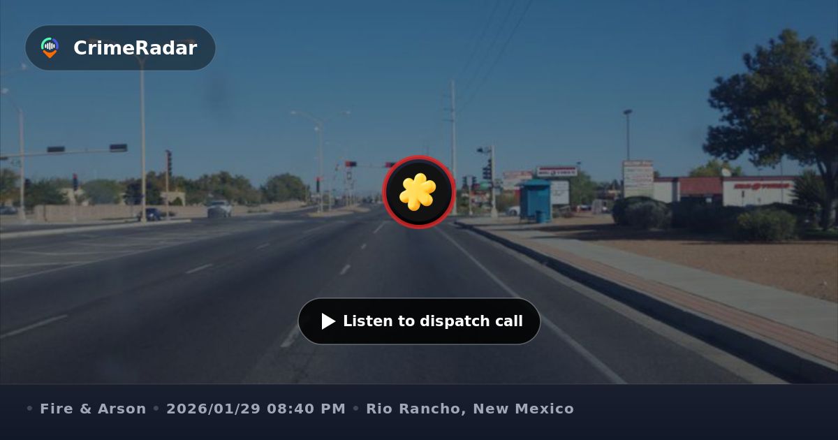 Fire alarm reported at Panorama Apartments, Rio Rancho NM | CrimeRadar