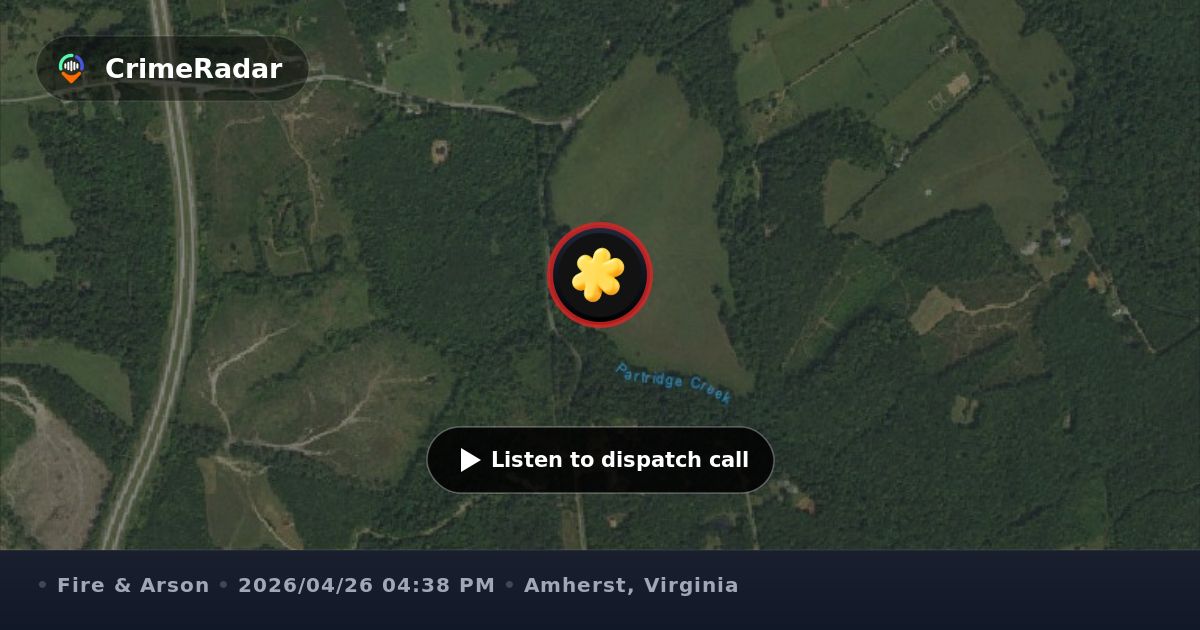 Smoke reported at home on Pheasant Drive, Amherst VA | CrimeRadar