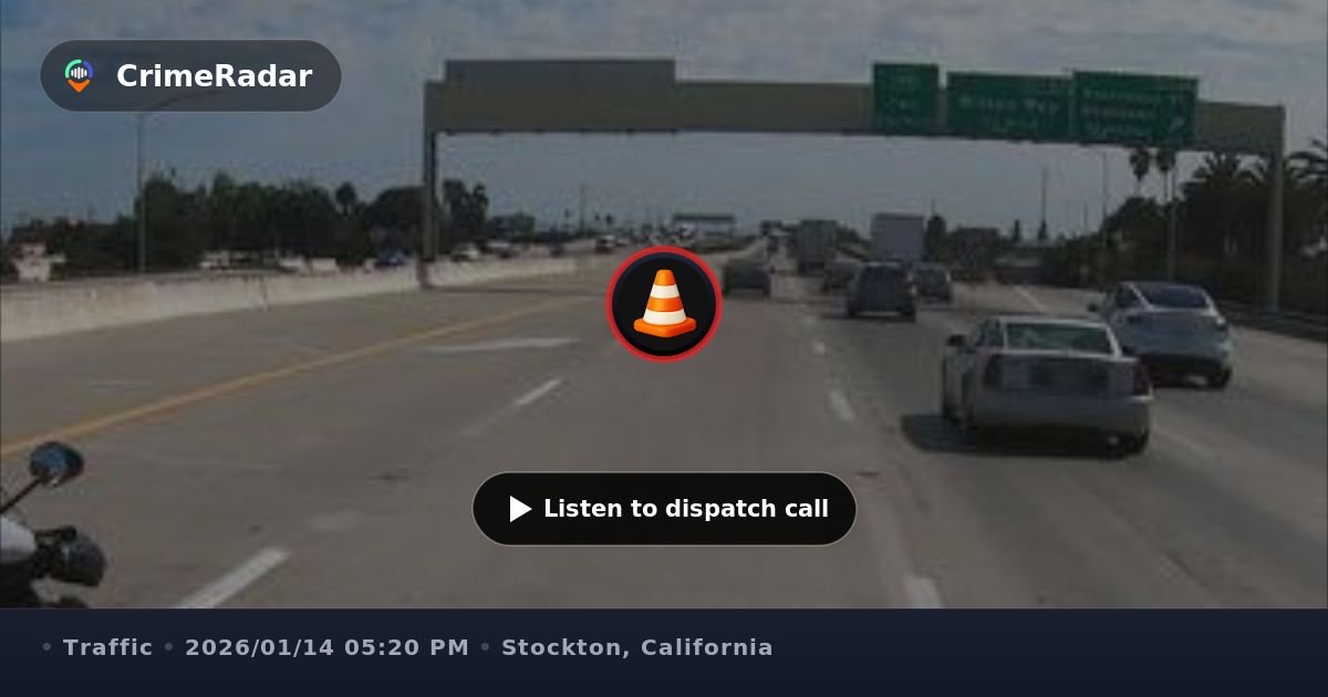 Pedestrian struck by vehicle near Lafayette St, Stockton CA | CrimeRadar