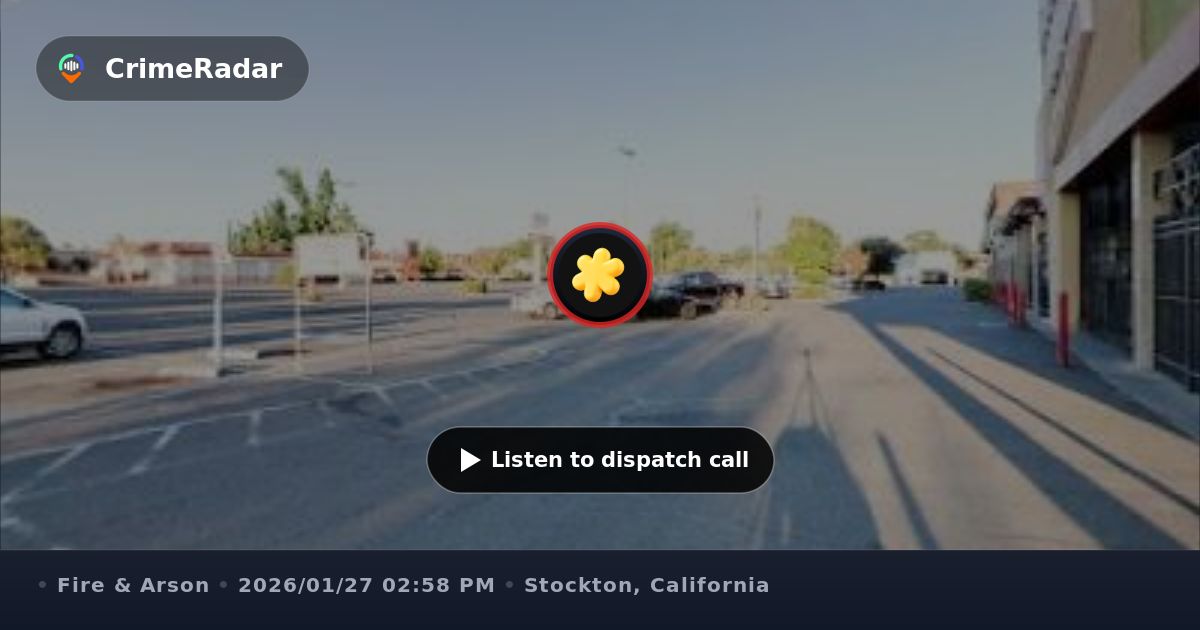 Engines respond to structure fire on N Wilson Way, Stockton CA | CrimeRadar