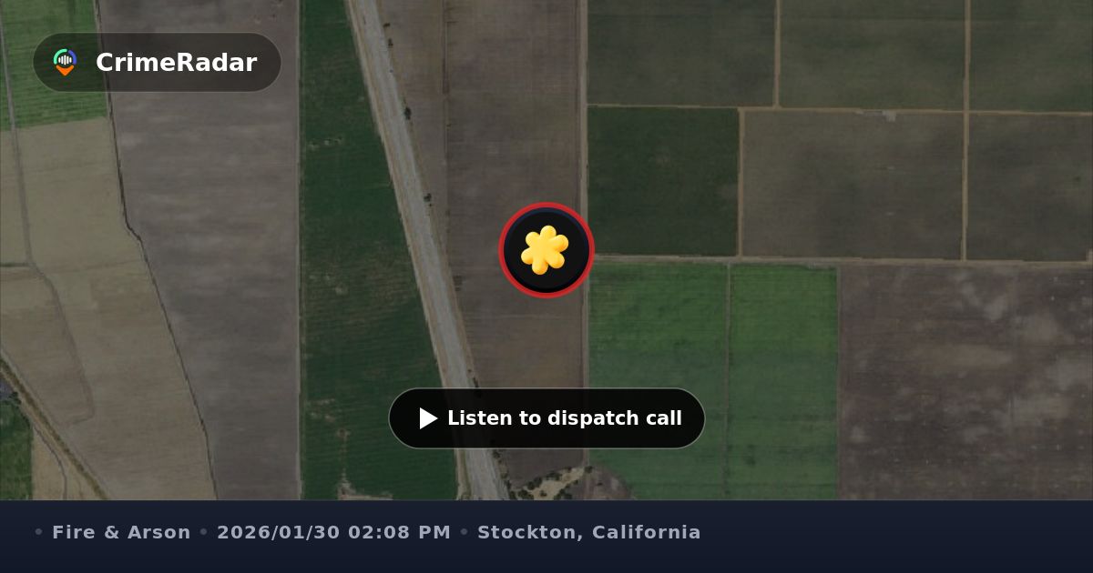 Fire alarm reported on Trinity Parkway, Stockton CA | CrimeRadar