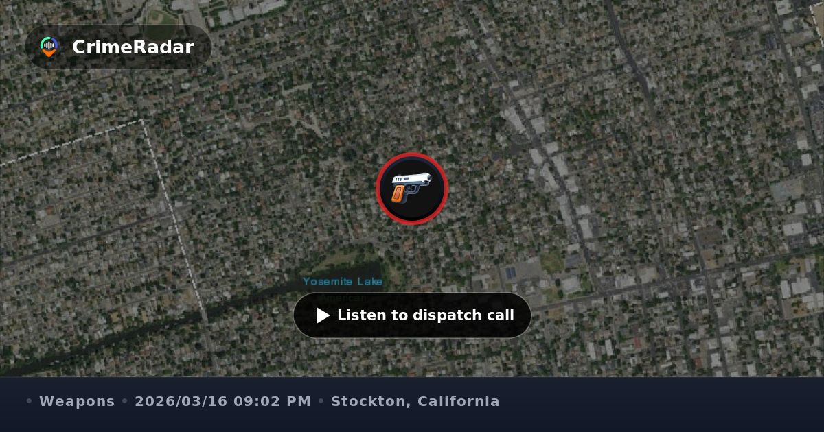 Shooting and stabbing at Walnut and San Jose streets, Stockton CA ...