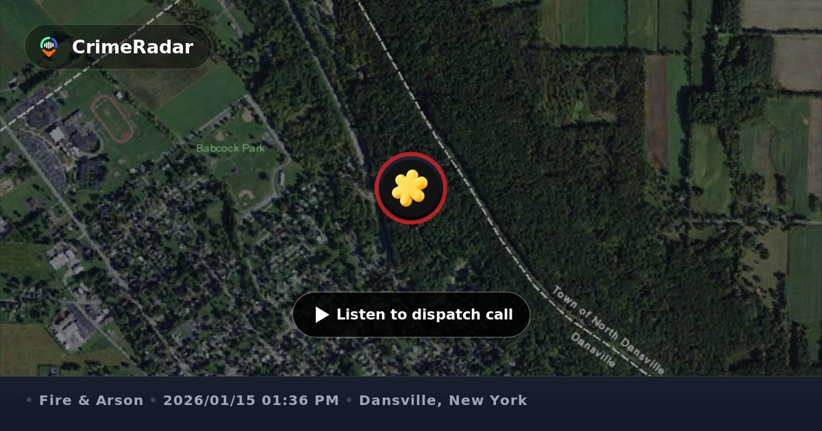 Fire alarm investigated near Williams St, Dansville NY | CrimeRadar