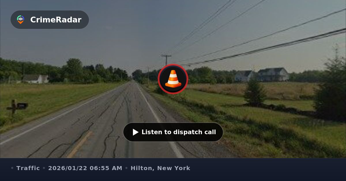 Fire crews respond to vehicle crash near Sweden Walker Rd, Hilton NY ...