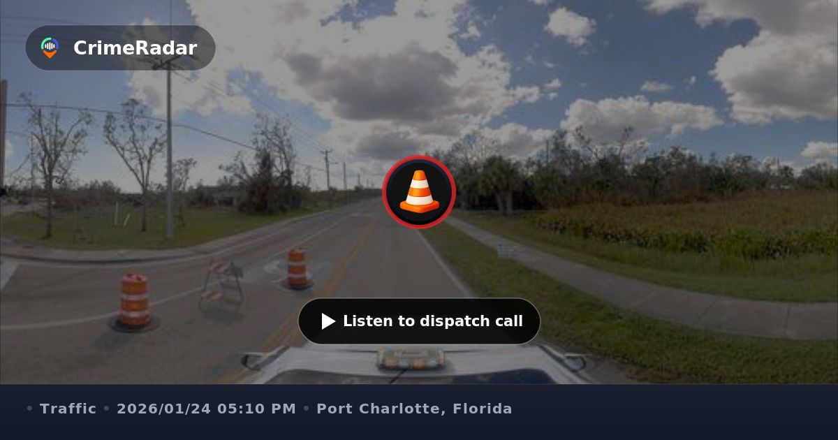 Crash notification near Kings Highway and Westchester, Port Charlotte ...