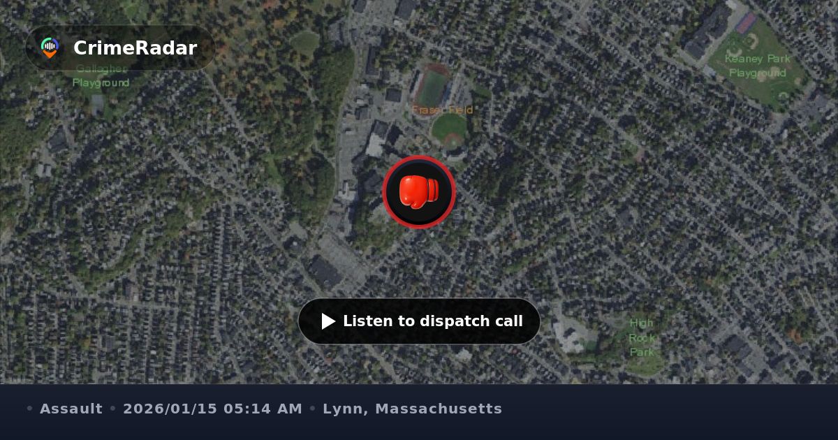 Apparent assault near Franklin St in Lynn, Lynn MA | CrimeRadar