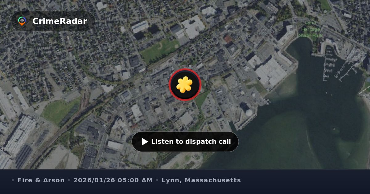 Possible gas leak near Colburn St in Lynn, Lynn MA | CrimeRadar