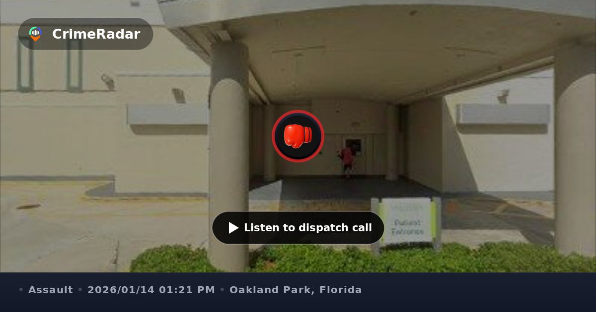 Threat complaint near Fort Lauderdale hospital, Oakland Park FL ...