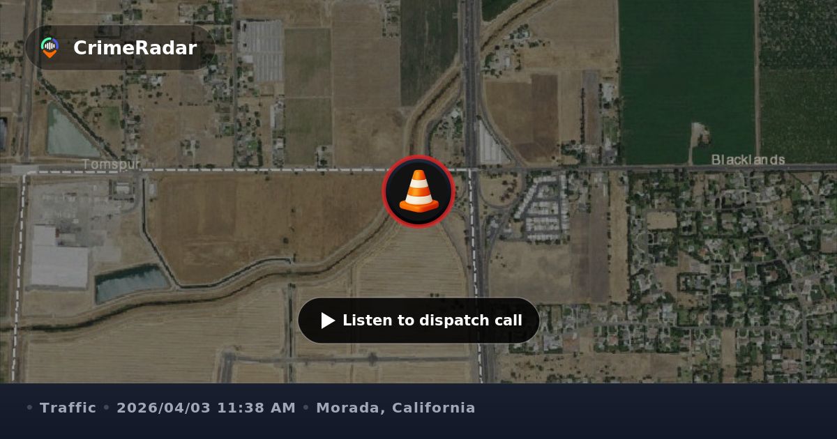 Overturned vehicle crash on northbound Highway 99, Morada CA | CrimeRadar