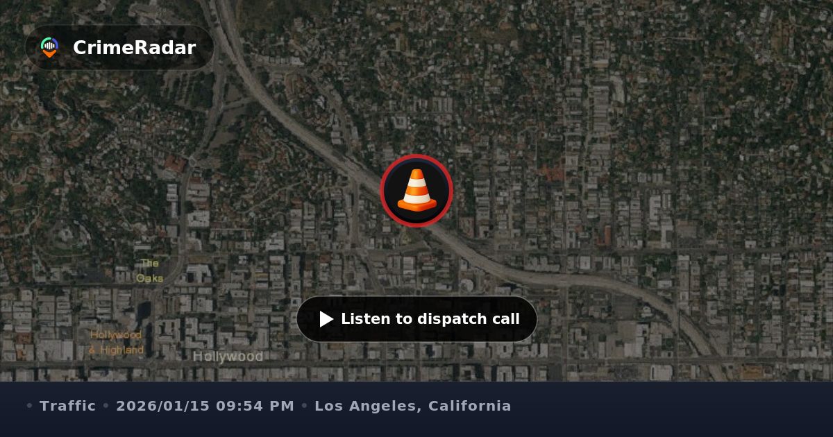 Traffic stop near Selma Ave and Cosmo St, Los Angeles CA | CrimeRadar