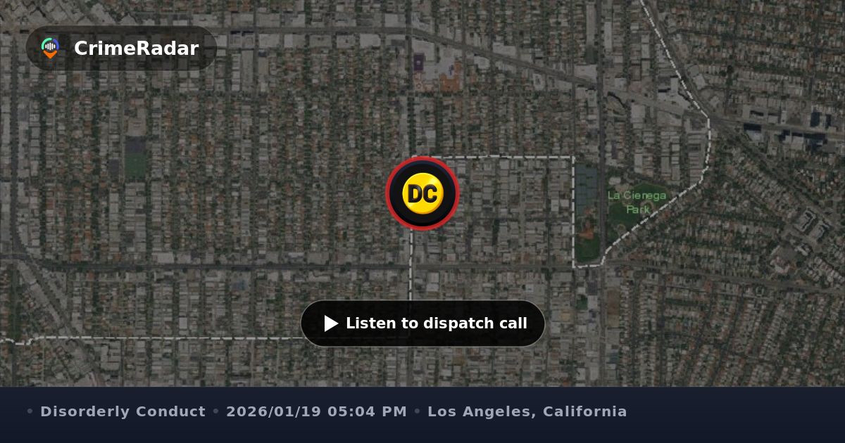 Deputies respond to refusal incident near Pico and Crest, Los Angeles ...