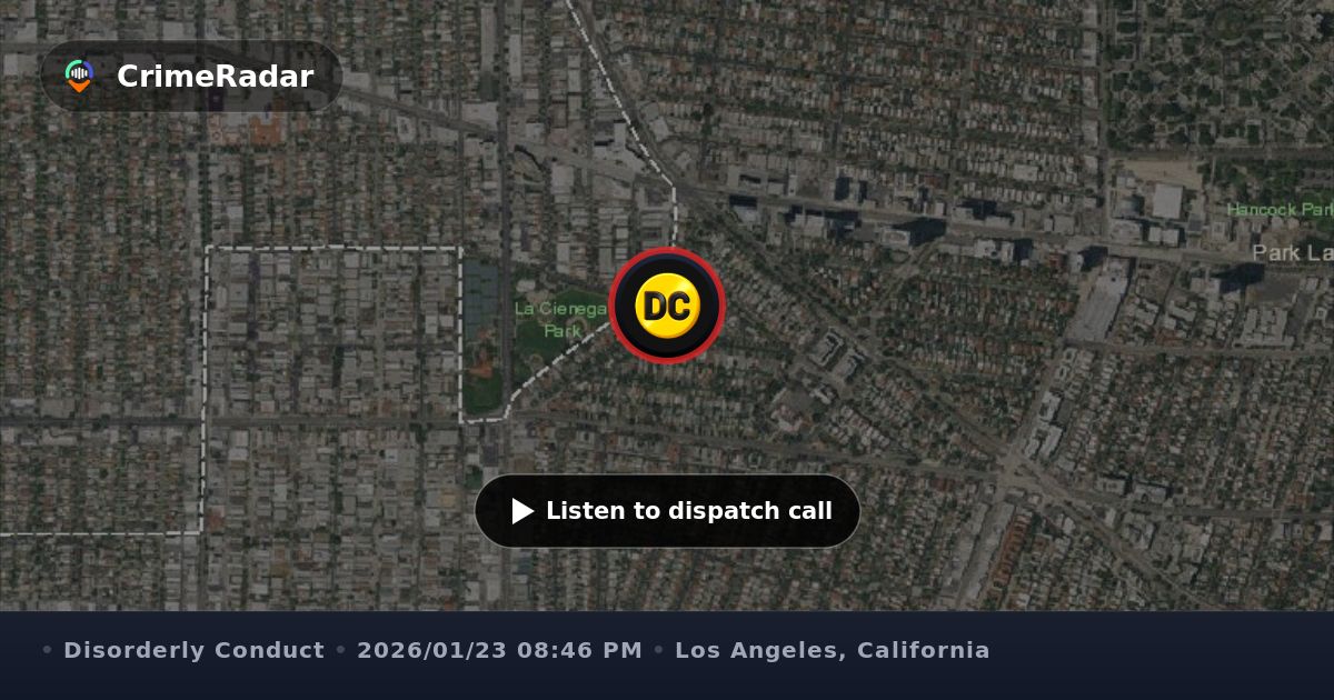 Deputies respond to disturbance near West Pico Blvd, Los Angeles CA ...