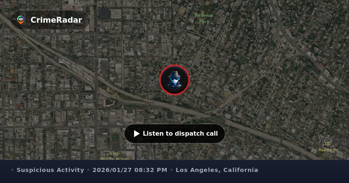 Deputies check possible suspicious person near Hoover St, Los Angeles ...