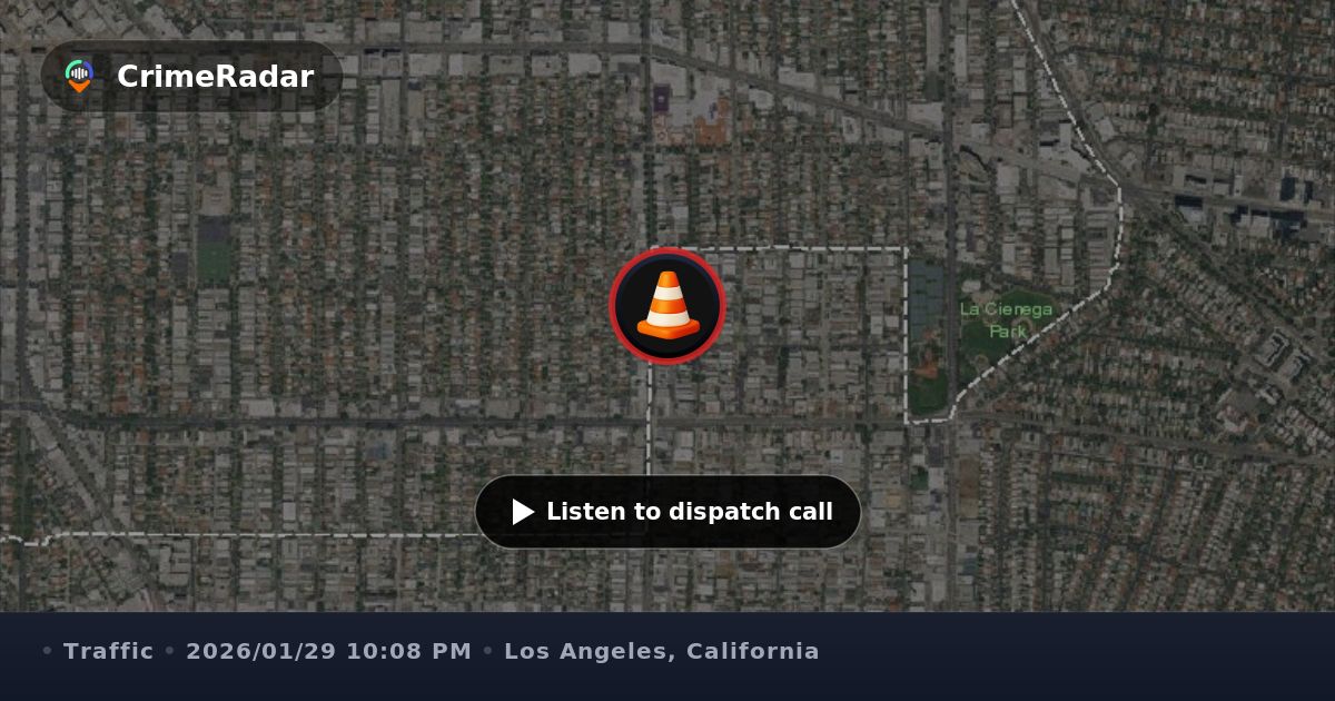 Emergency units respond to crash near Pico Blvd, Los Angeles CA ...