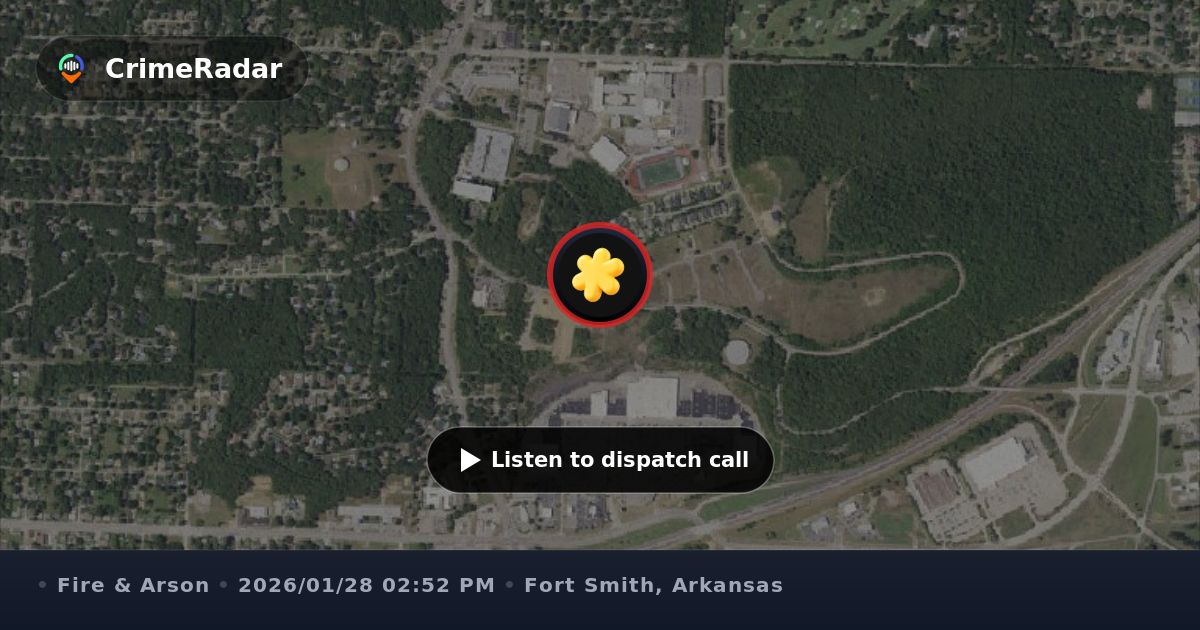 Fire alarm at business on Old Greenwood Rd, Fort Smith AR | CrimeRadar