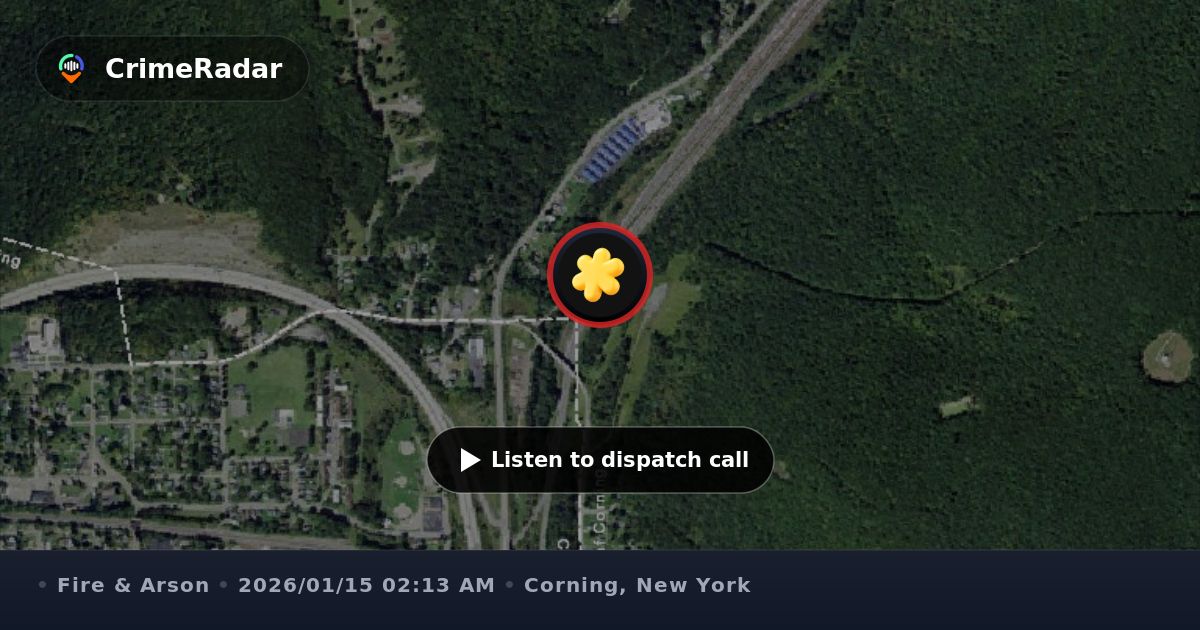 Fire alarm near Baker St in Corning, Corning NY | CrimeRadar