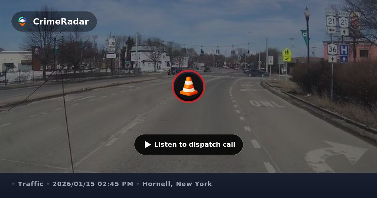 Possible car accident near Burger King in Hornell, Hornell NY | CrimeRadar