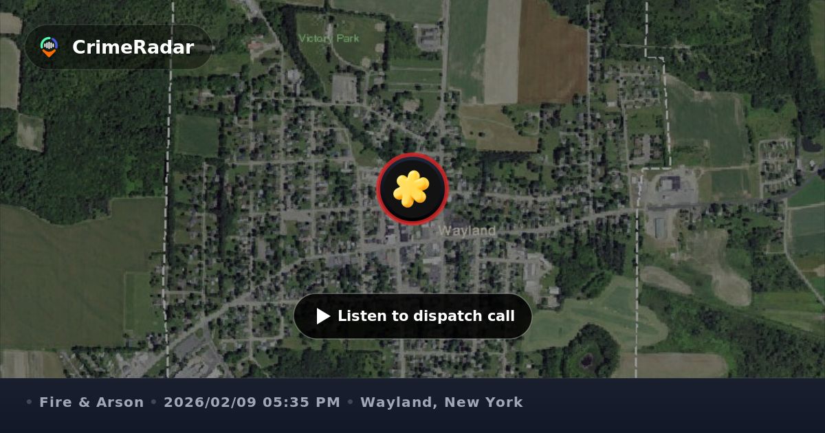 Wayland firefighters respond to CO alarm on Main St, Wayland NY ...