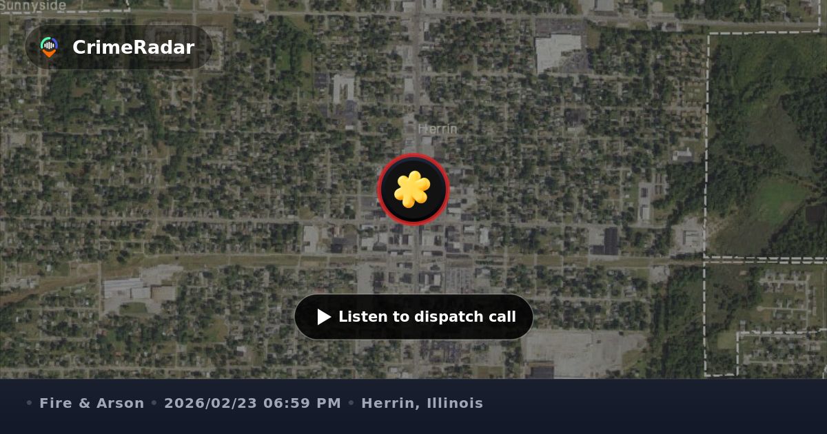 Heavy second floor structure fire in Herrin, Herrin IL | CrimeRadar