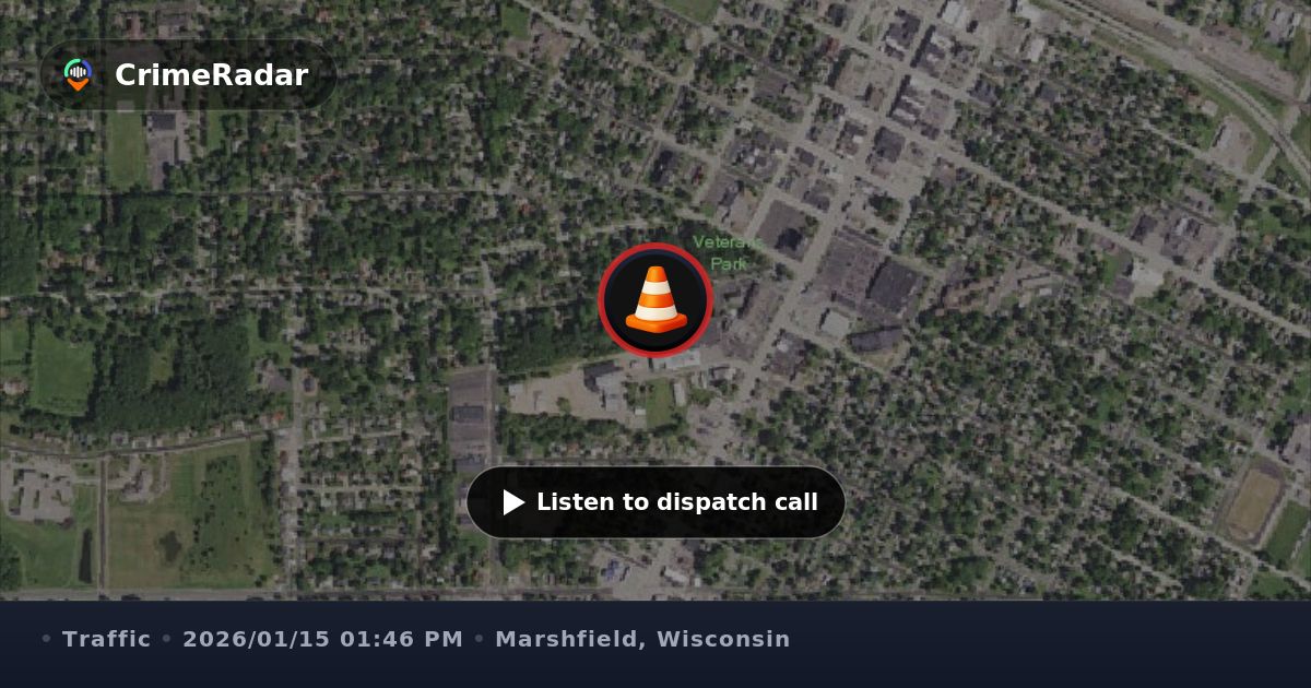 Vehicle accident near Locust Ave apartments, Marshfield WI | CrimeRadar