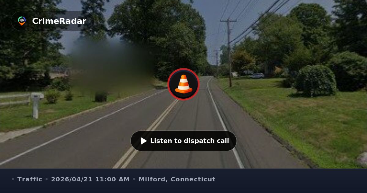 Two-car crash on New Haven Avenue, Milford CT | CrimeRadar