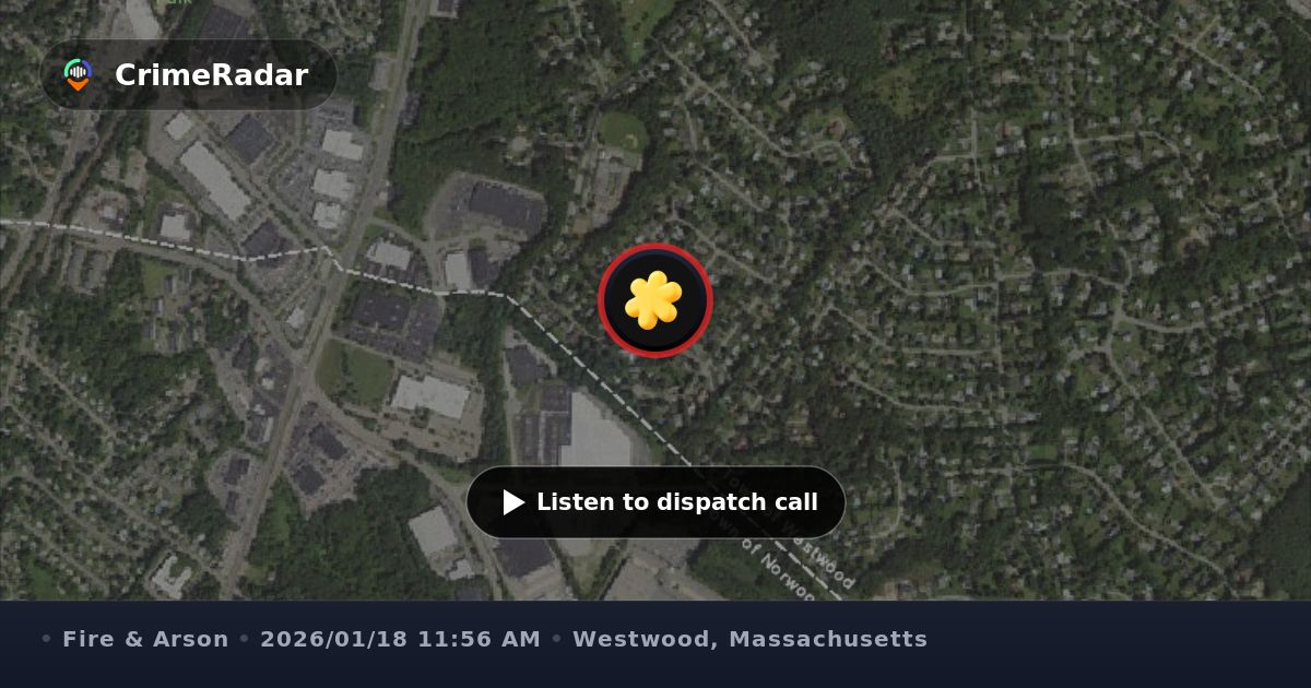 Fire crews investigate possible chimney fire in Westwood, Westwood MA ...