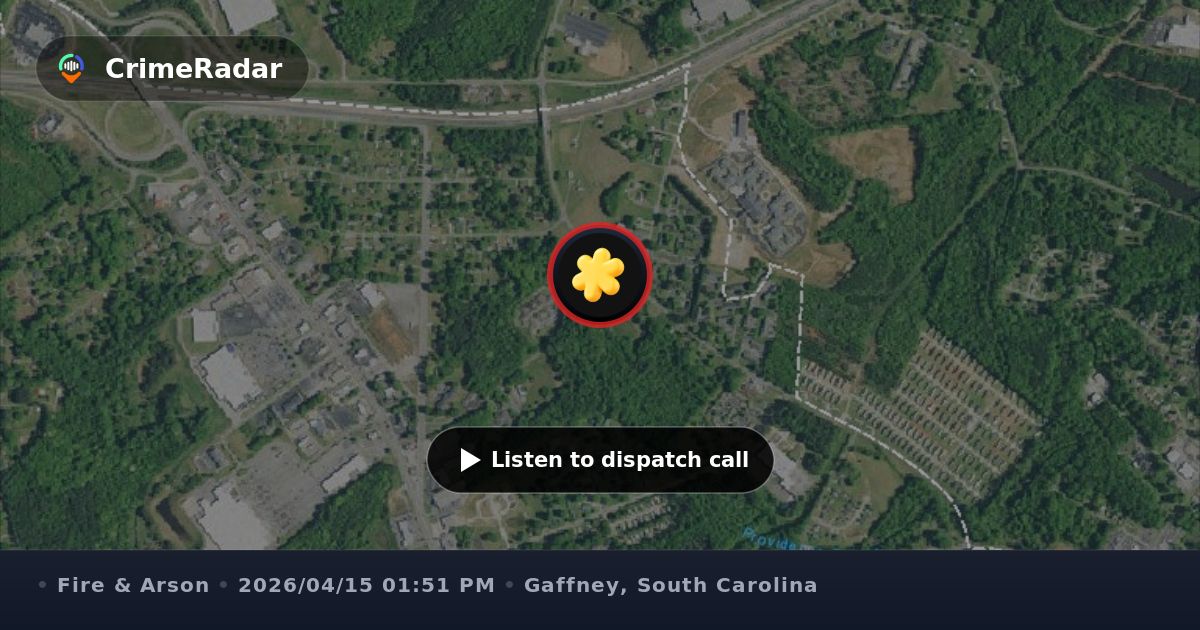 Trash fire reported on West Floyd Baker Boulevard, Gaffney SC | CrimeRadar