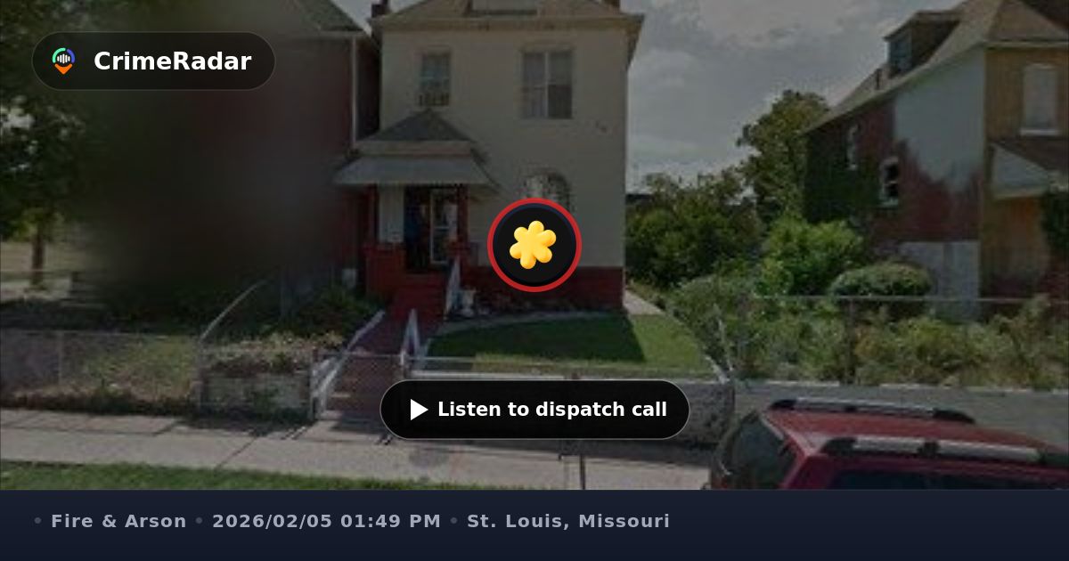 Fire crews battle building blaze near Blackstone Ave, St. Louis MO ...