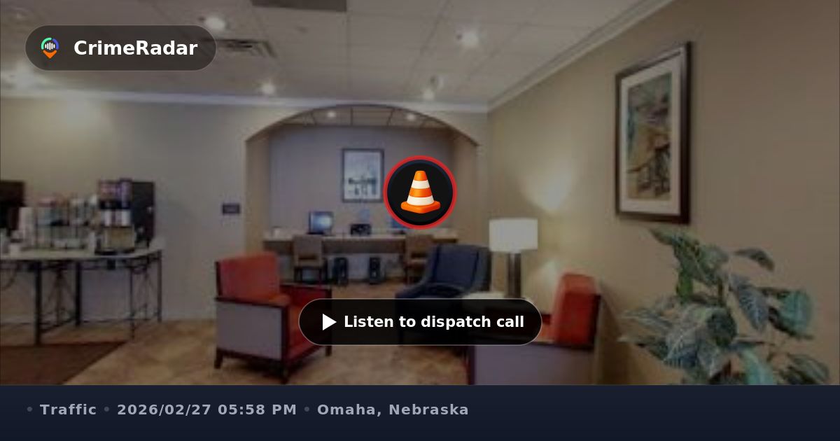 Two-car crash with head injury at hotel on Grover, Omaha NE | CrimeRadar