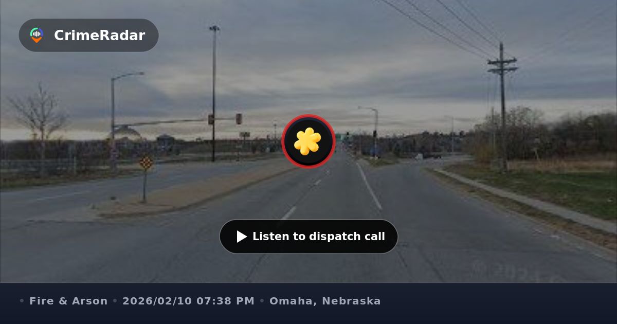 Unauthorized burning at South 13th and Frederick, Omaha NE | CrimeRadar