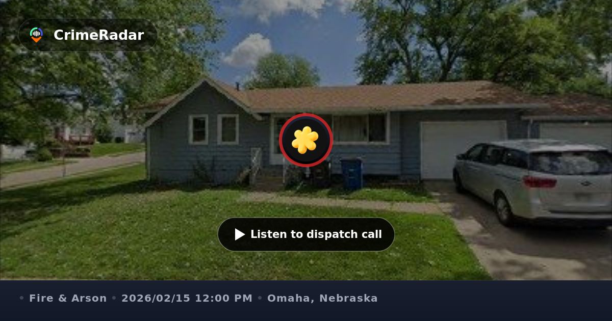 House fire on South 49th Street in Omaha, Omaha NE | CrimeRadar