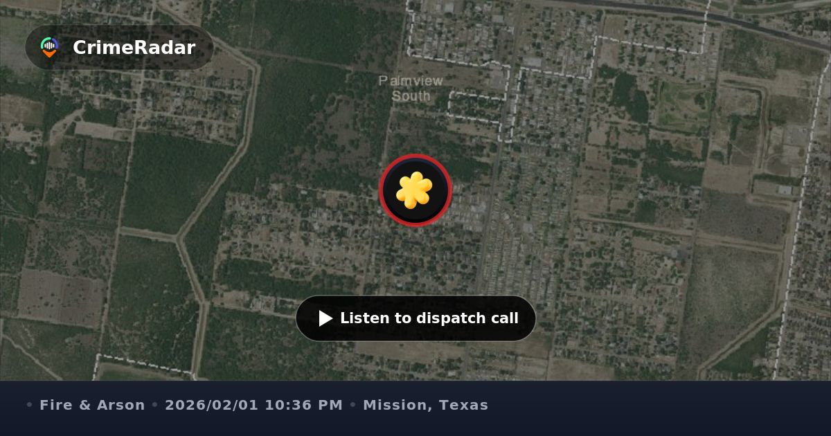 Fire alarm and carbon monoxide alert near Blue Jay St, Mission TX ...