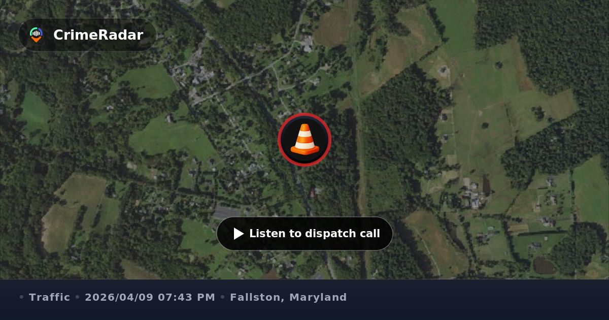 Crash at Fallston Road and Connolly Road, Fallston MD | CrimeRadar