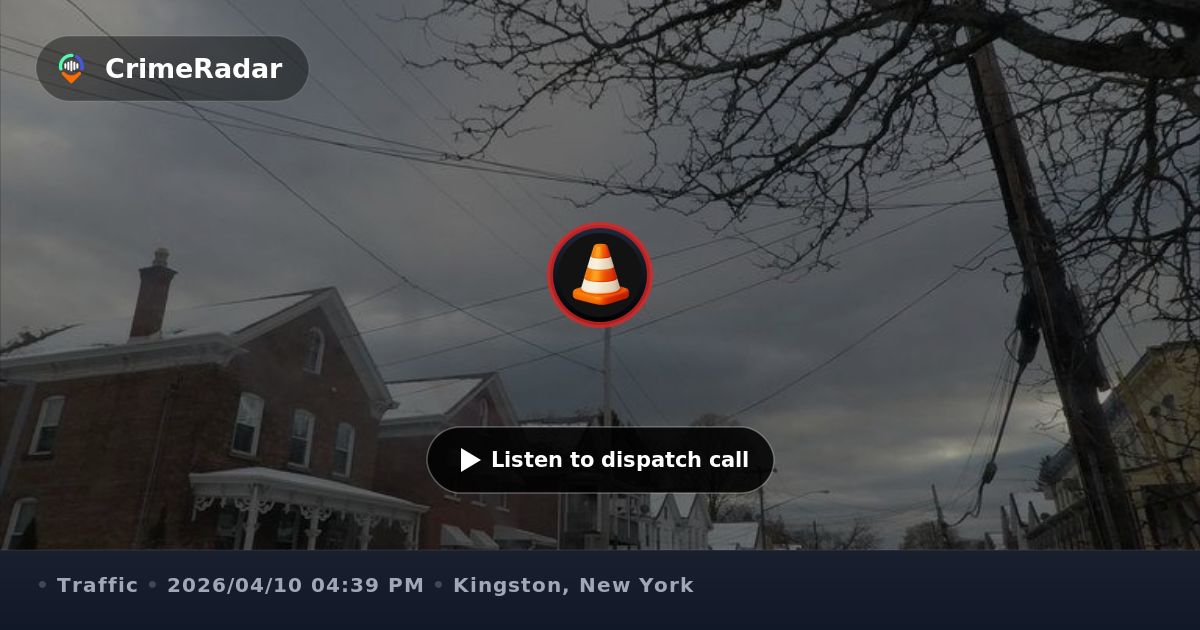 Motorcycle and car crash with injury on Broadway, Kingston NY | CrimeRadar
