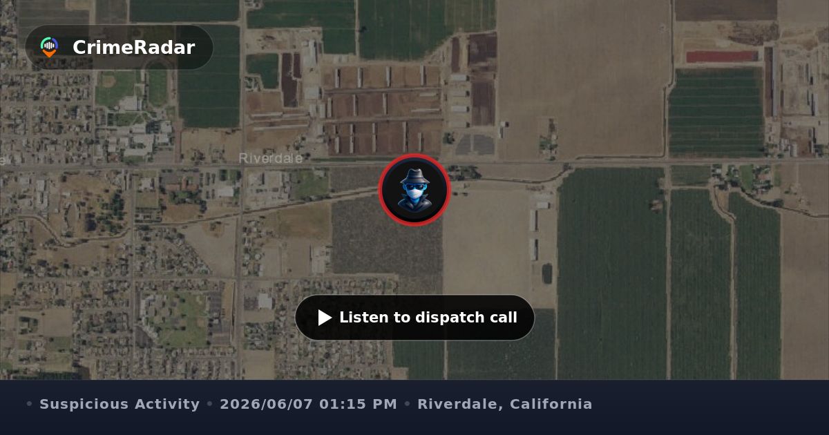Suspicious person walking through Riverdale yards, Riverdale CA ...