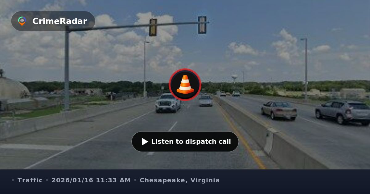 Traffic accident with injuries near Military Hwy, Chesapeake VA ...