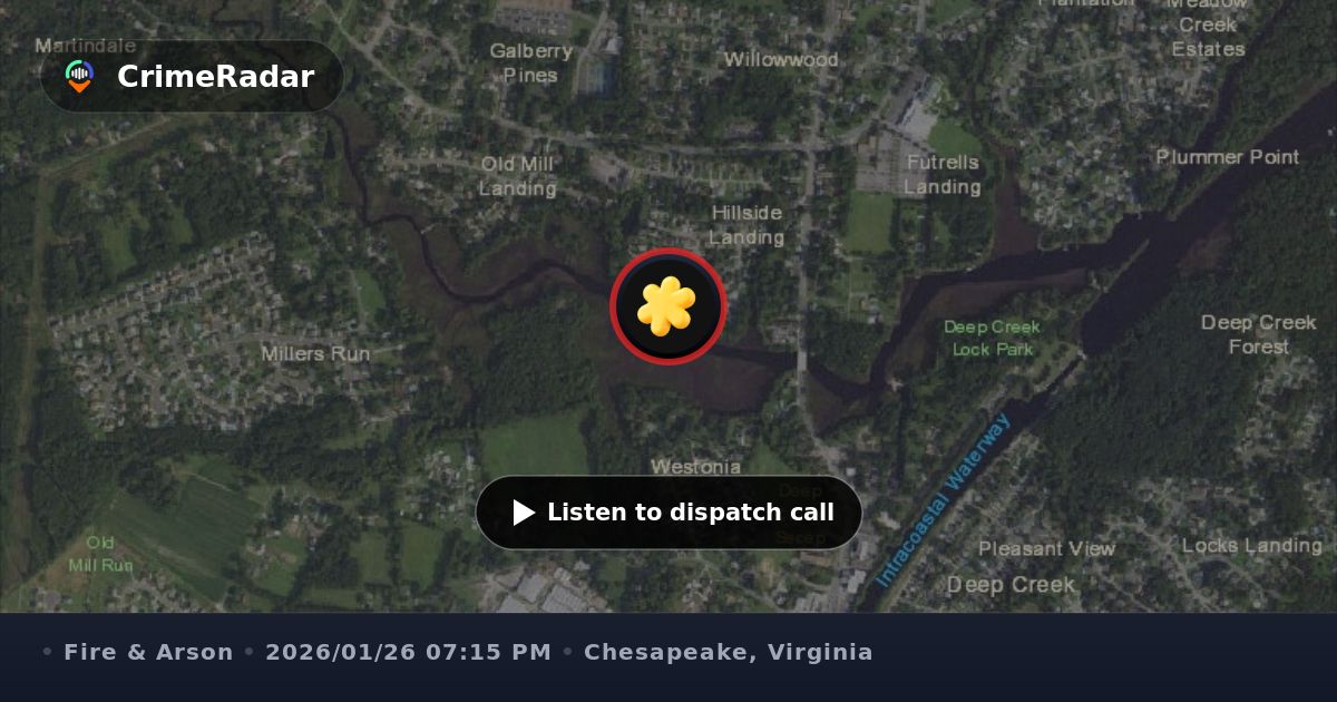 Fire crews investigate possible gas leak on Mill Creek Pkwy, Chesapeake ...