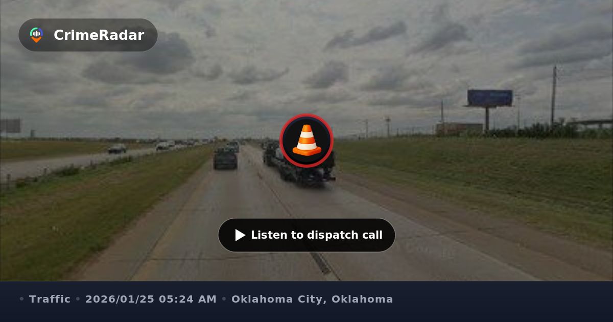 Vehicle stuck on I-240 off-ramp in snow, Oklahoma City OK | CrimeRadar