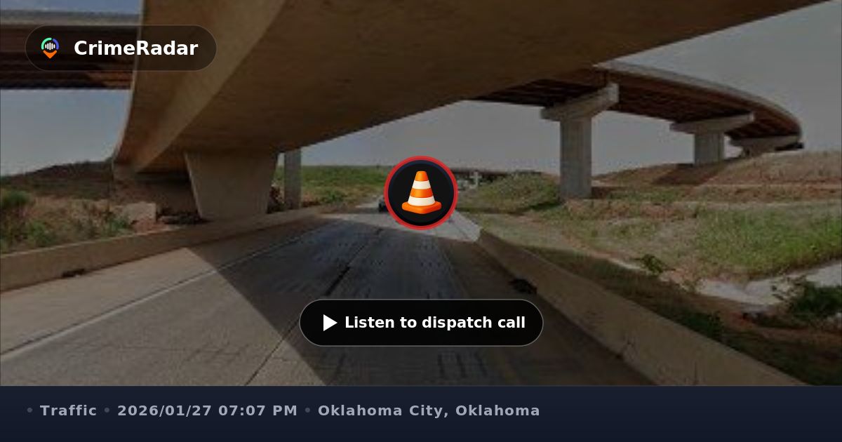 Vehicle crashes into light pole near I‑44, Oklahoma City OK | CrimeRadar