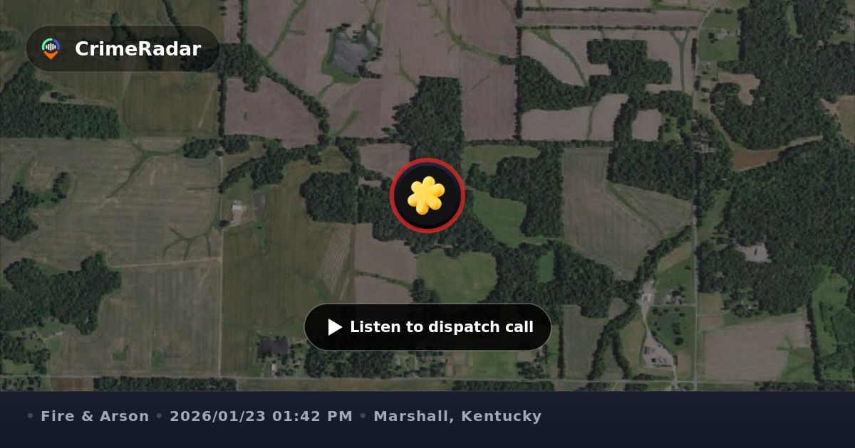 Firefighters respond to barn fire near Vann Pitt Rd, Marshall County KY ...