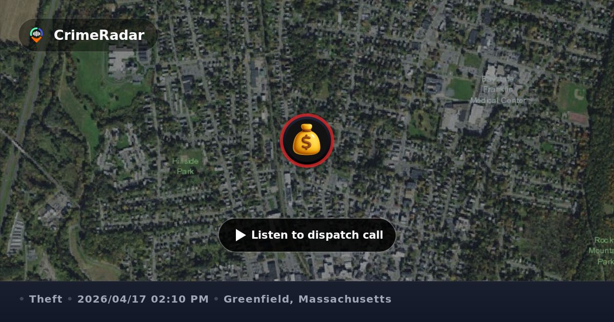 Officers check bike matching theft report, Greenfield MA | CrimeRadar