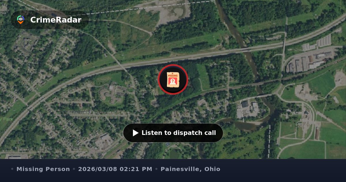 Missing person found on Railroad Street in Painesville, Painesville OH ...