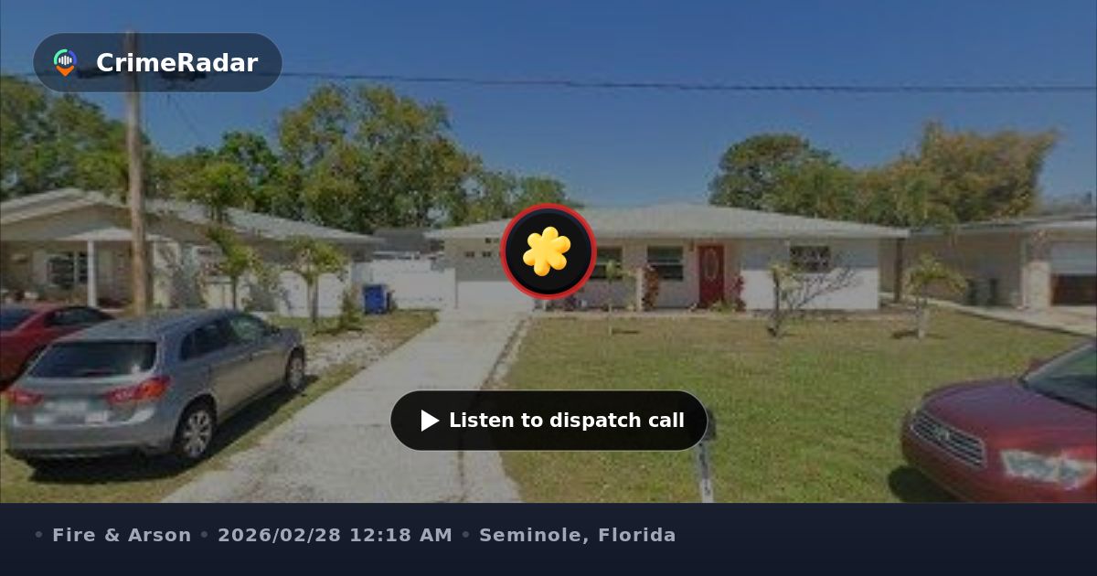 Fire response to possible blaze at Freedom Square, Seminole FL | CrimeRadar